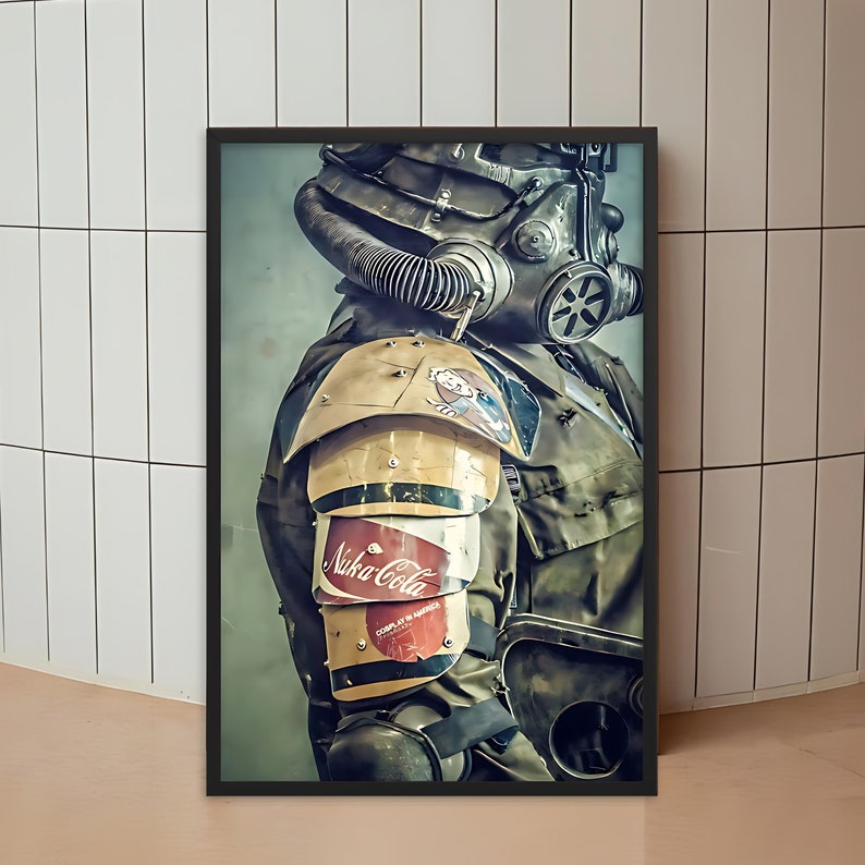 Fallout Poster Nuka Cola Wall Art Print for Fallout Fans Gamer Gift ...