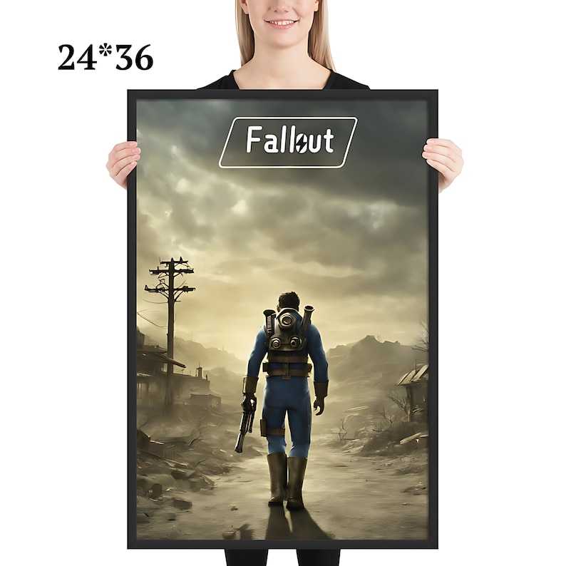 Fallout Poster Wall Print for Fallout Fans Gift for a Gamer Wall Decor ...