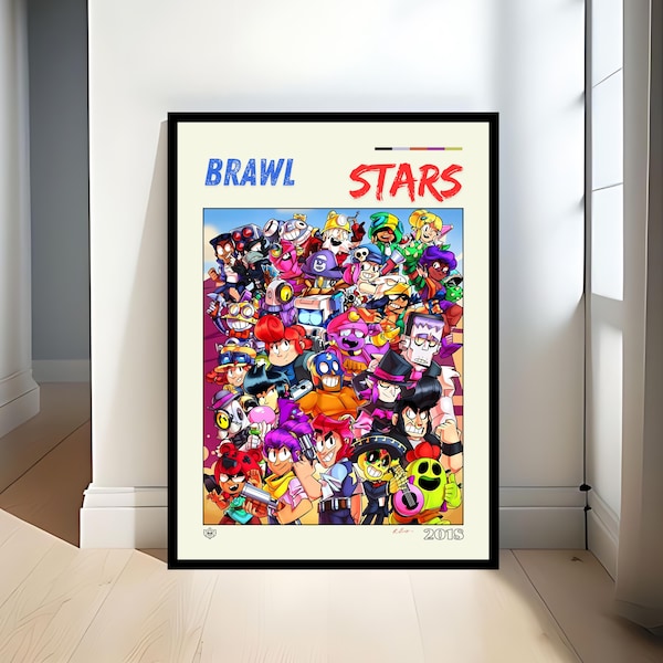 Brawl Stars Poster - Etsy