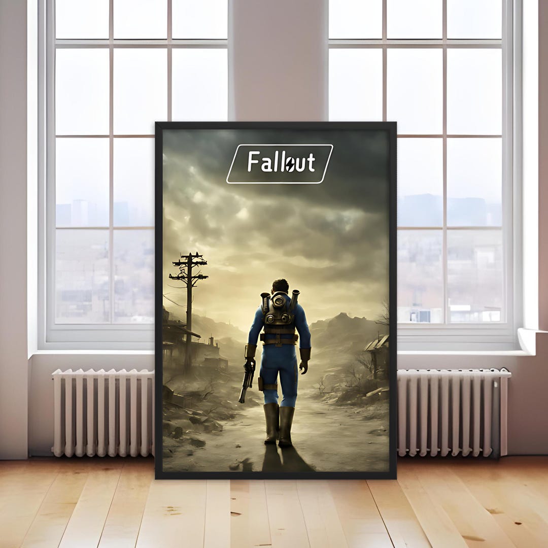 Fallout Poster Wall Print for Fallout Fans Gift for a Gamer Wall Decor ...