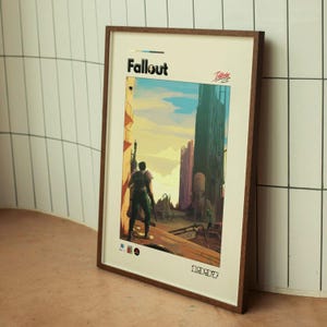 Fallout Poster Video Game Art Print Gaming Decor Game Room Wall Art ...