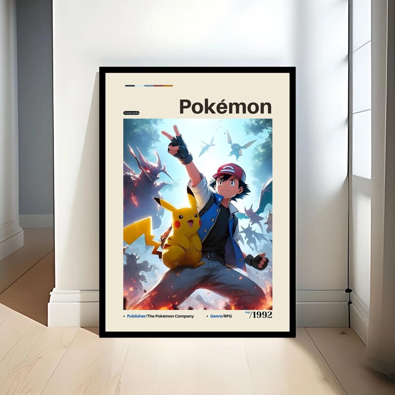 Pokemons Wall Art - Etsy