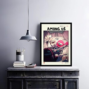 Among Us Poster-gaming Print-game Room Wall Decor-game Theme Printed ...