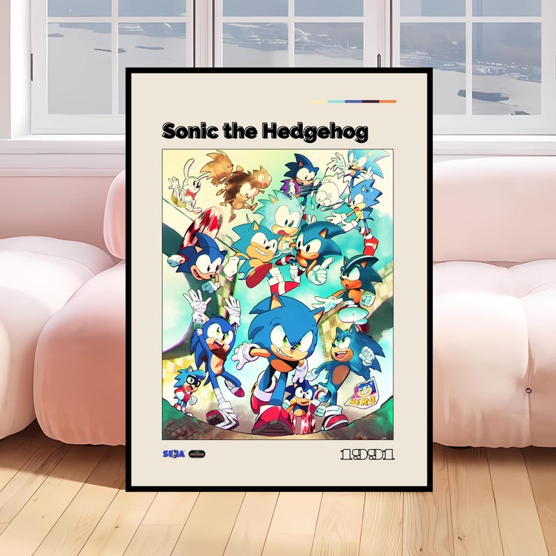 Sonic Poster - Etsy