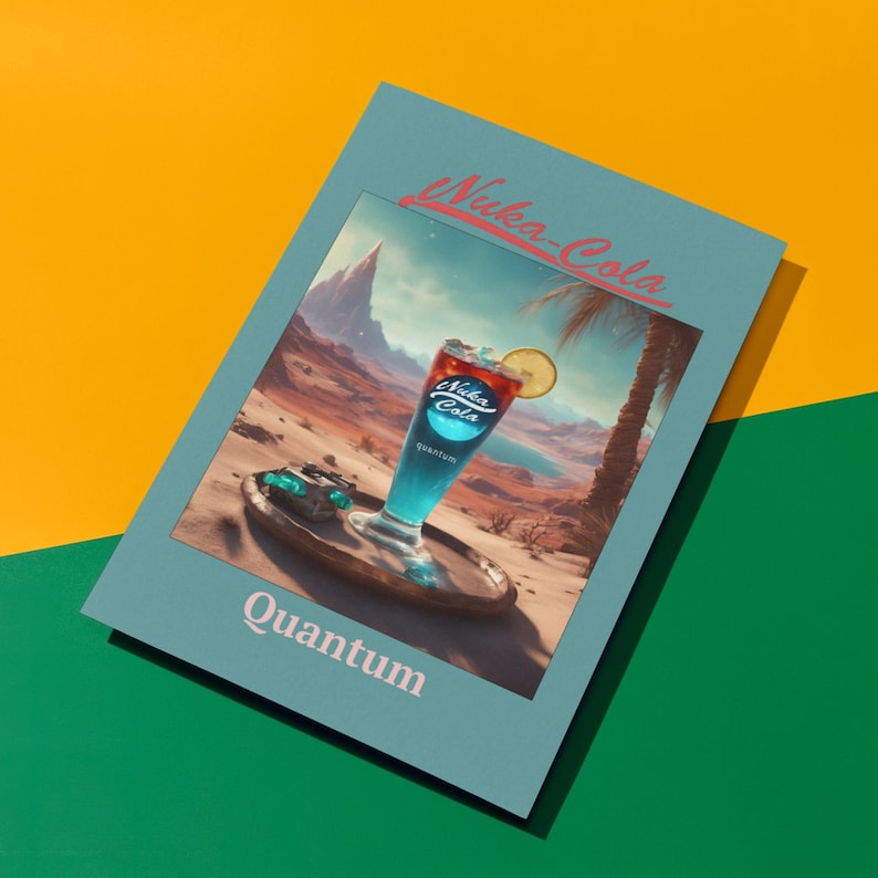Nuka Cola Quantum Poster-fallout Art Print-game Room Decor-video Game ...