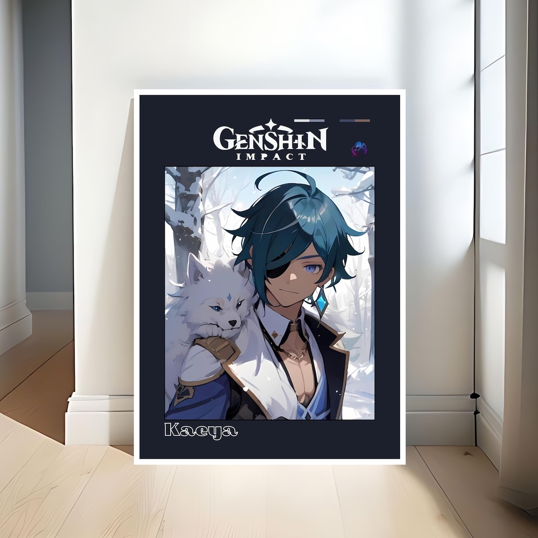 Genshin Impact Digital Poster-kaeya Print-gaming Poster-game Room Wall ...
