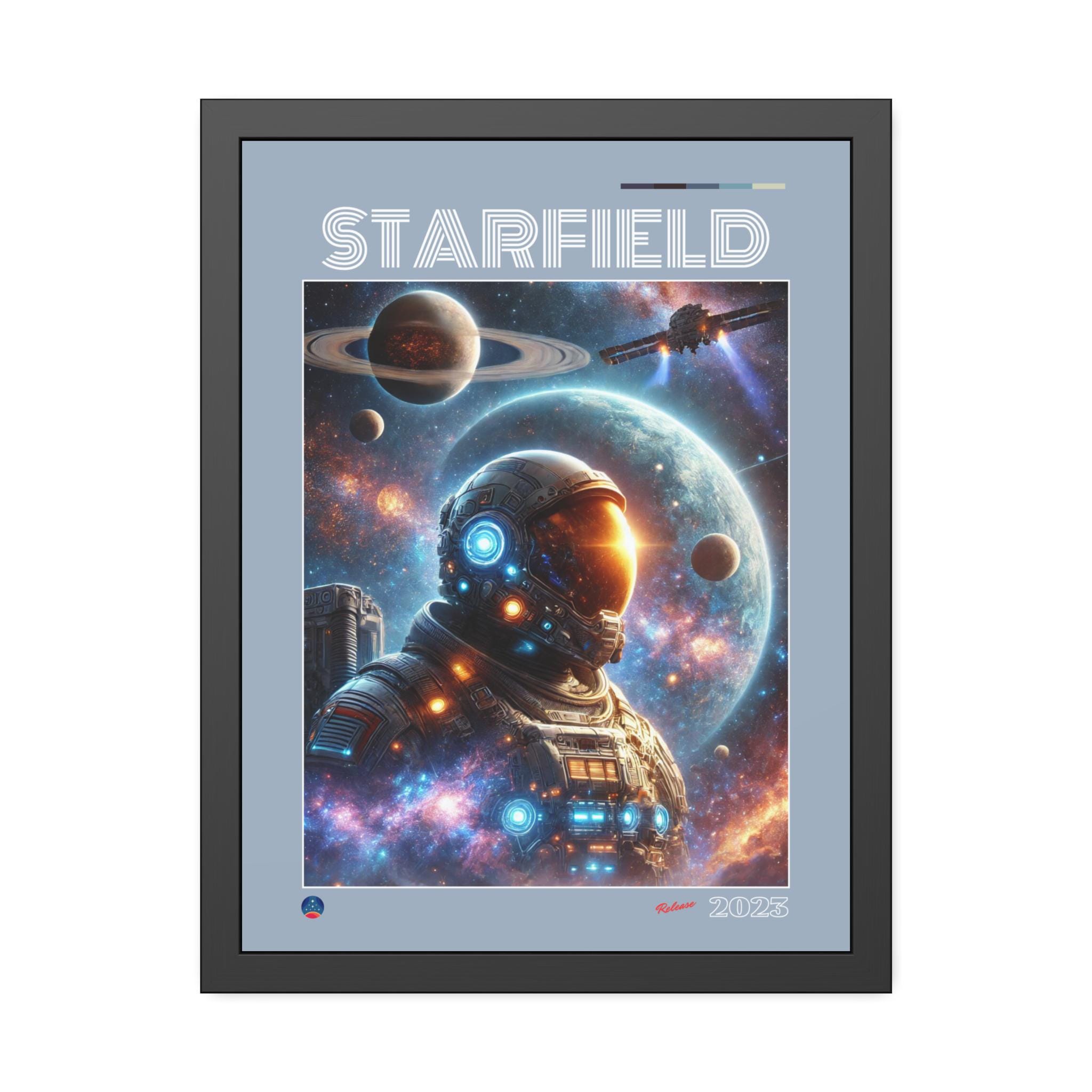 Starfield Digital Poster-gaming Print-game Room Wall Decor-game Theme ...