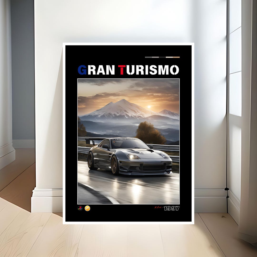 Gran Turismo Digital Poster-gaming Print-game Room Wall Decor-game ...