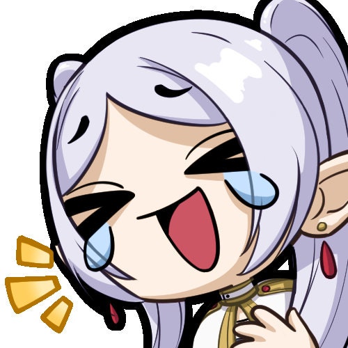 Frieren Emotes Frieren Twitch Emotes 6pcs Emotes - Etsy