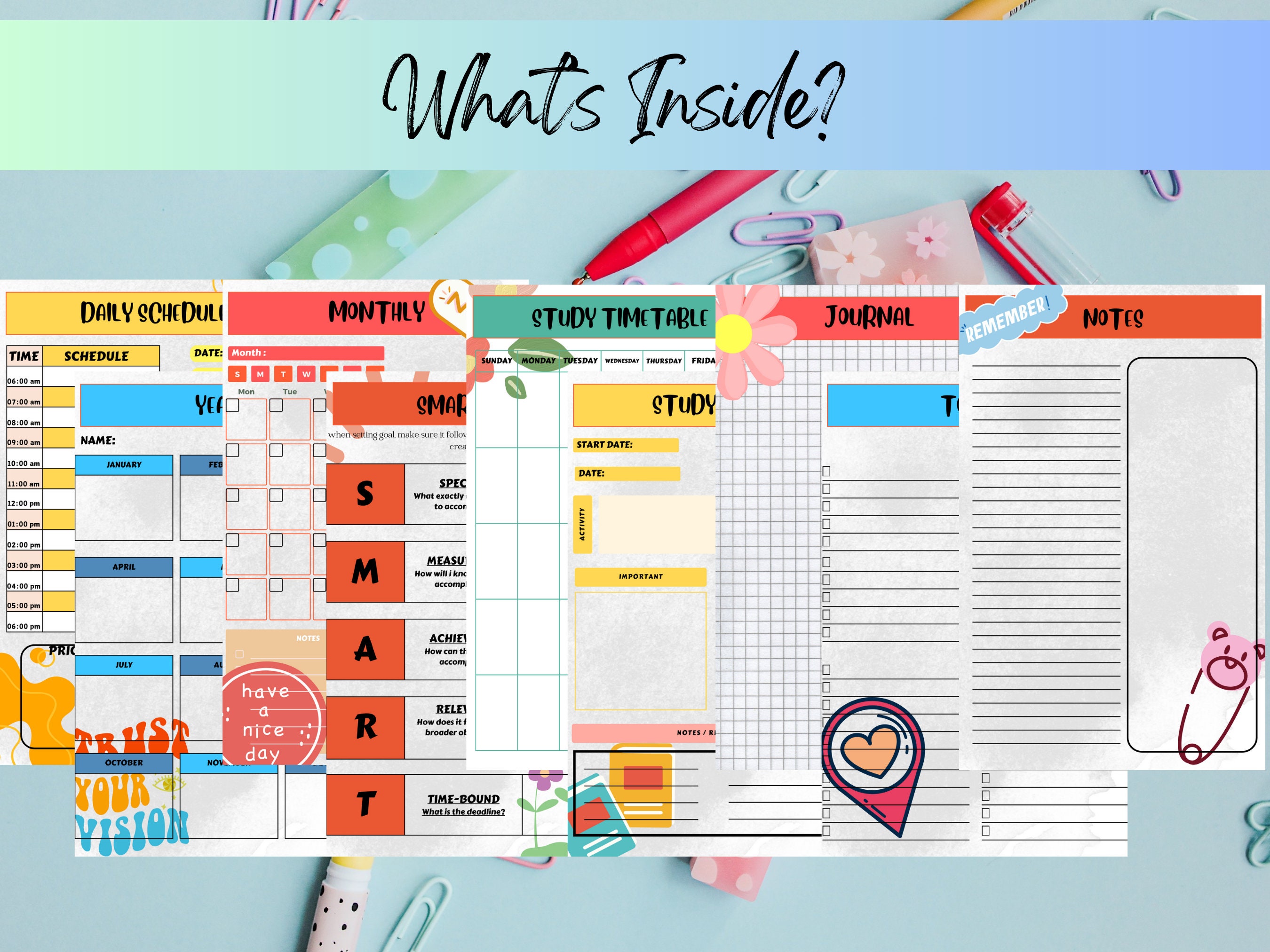 Autism Care Binder | Digital Planner Editable Planner | Autism ...