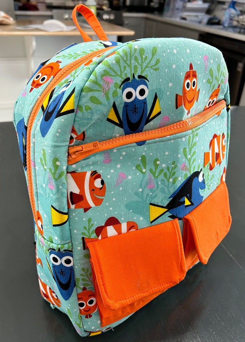 Finding Nemo Backpack. This One of a Kind, Handmade Backpack is Compact ...