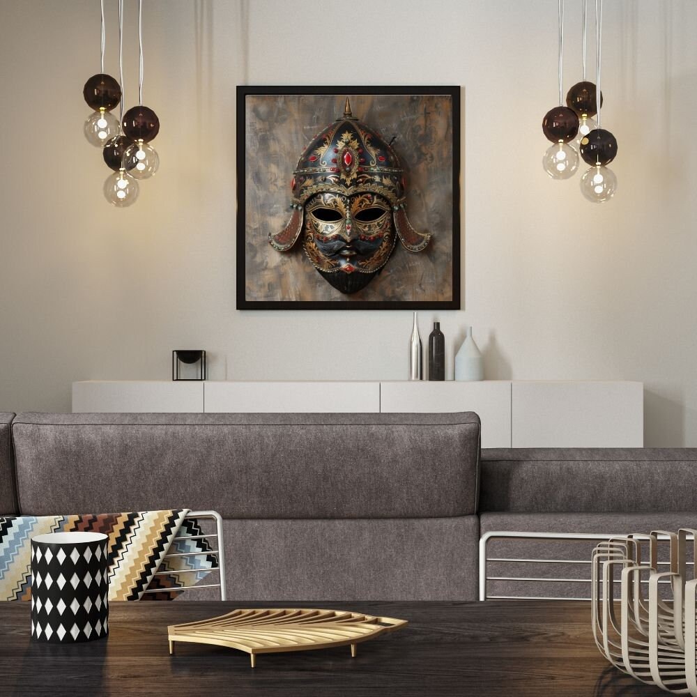 Ottoman Empire Art, Ottoman Mask Janissary Wall Art, Aesthetic Room ...
