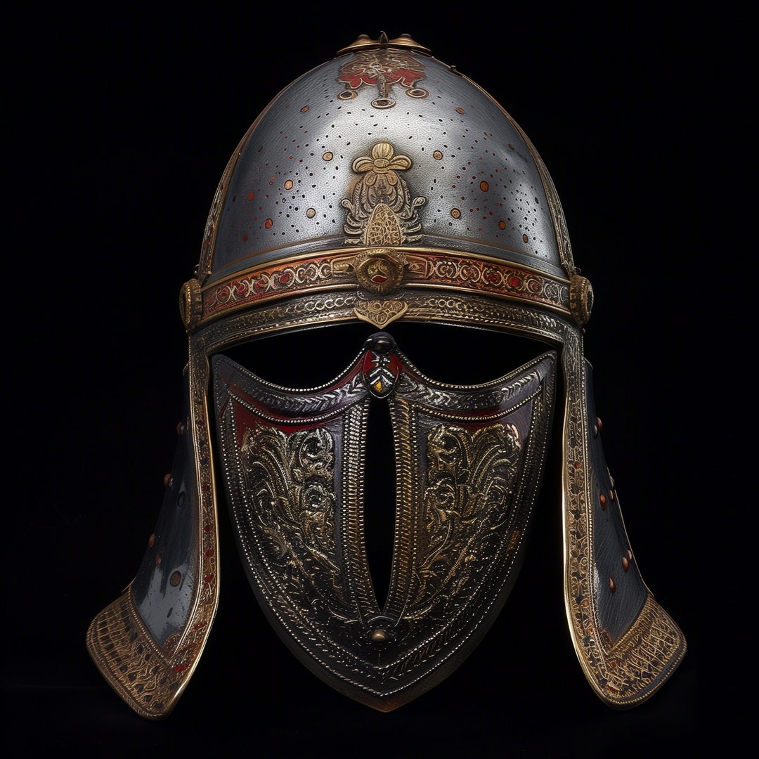 Ottoman Helmet Wall Art, Janissary Mask Art, Medieval Helmet, Aesthetic ...