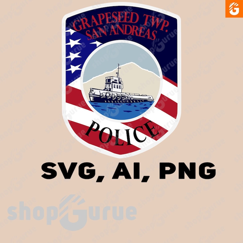 Fivem Digital Patch: Grapeseed Township PD - Jeffersonville IN - Etsy