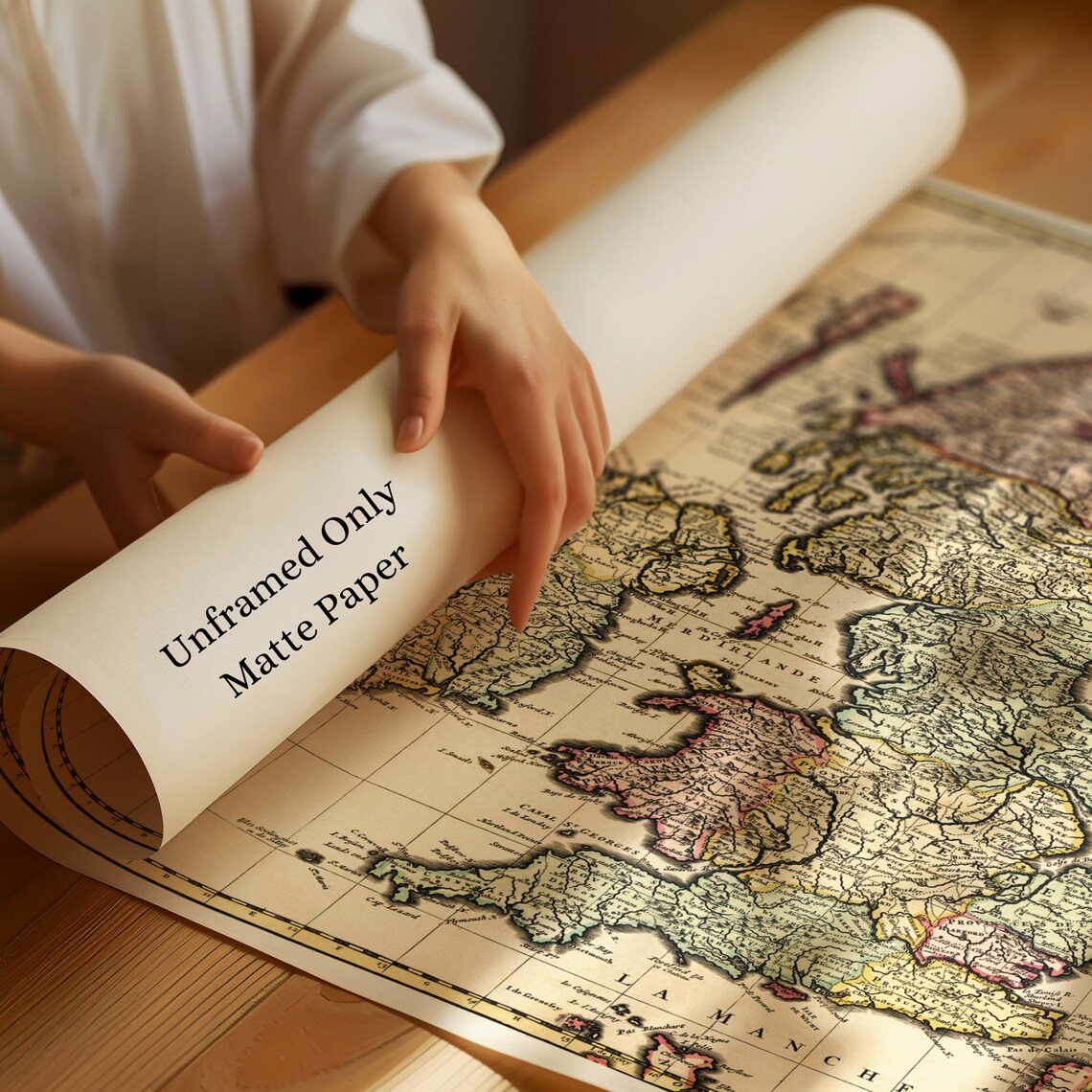 Vintage Maps - England Map - Old Map - Rustic World Map -vintage Poster ...