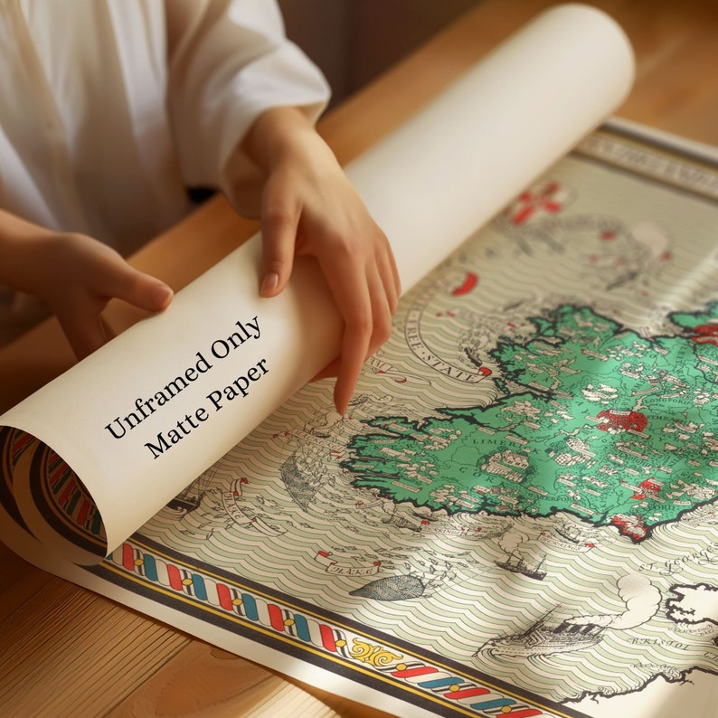 Vintage World Print - Irish Map - Antique Map - Rustic Map - Old Map ...