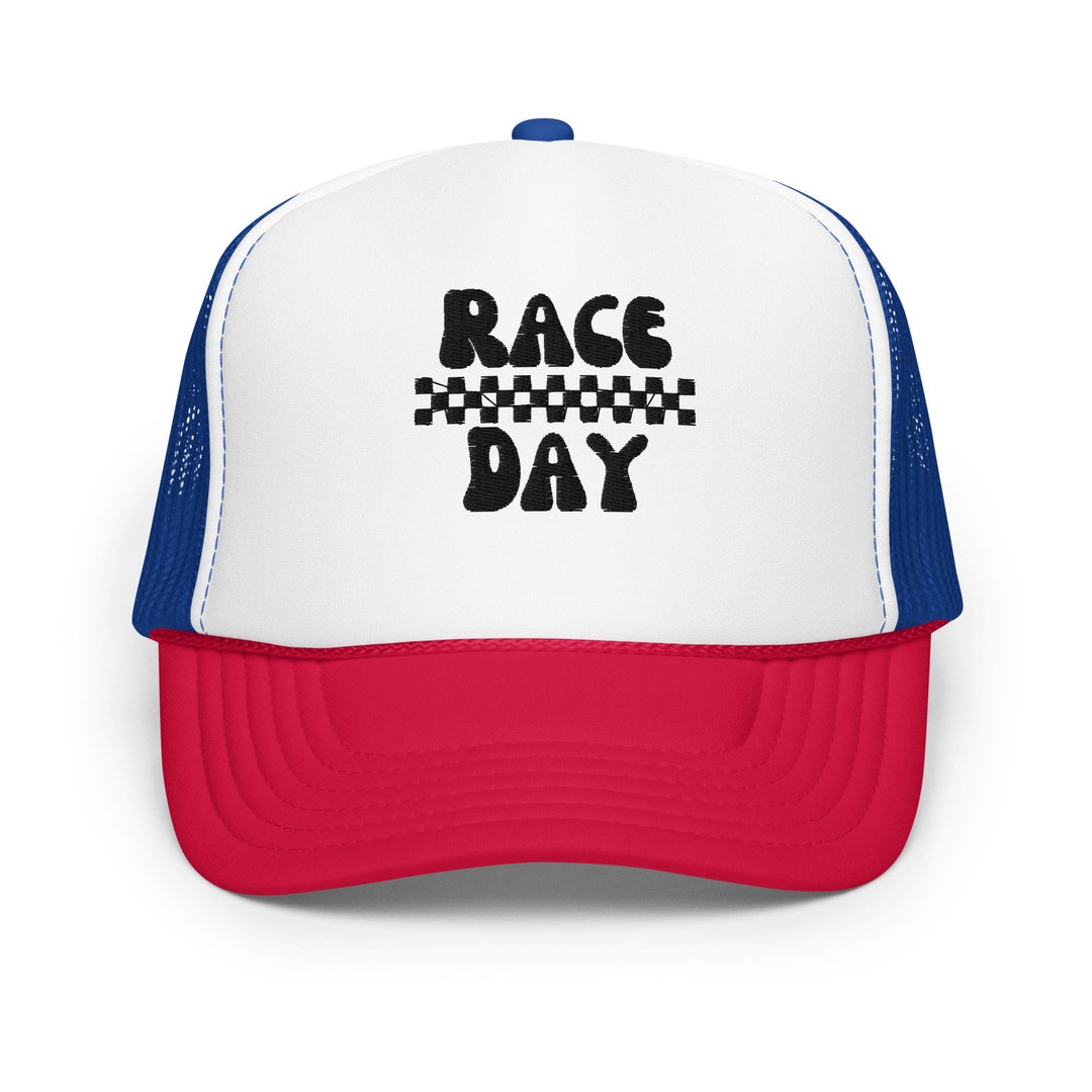 Race Day Trucker Hat, Indy 500 Hat, Embroidered Trucker Hat ...