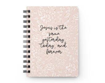 Spiral Church Notes Journal, Minimalist Sermon Notebook, Gifts for ...