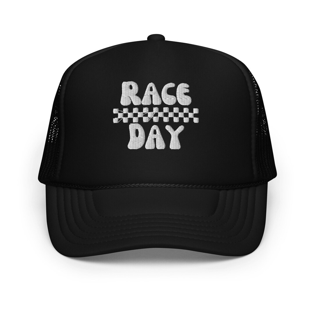 Race Day Trucker Hat, Indy 500 Hat, Embroidered Trucker Hat ...