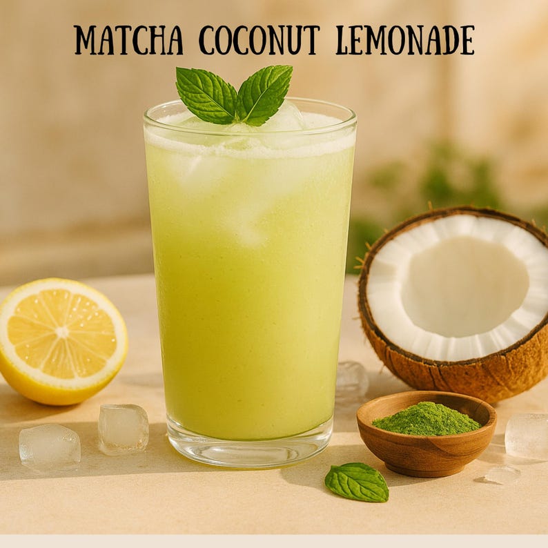 30 Matcha Drink Recipes PDF | Summer Iced Lattes, Smoothies, Lemonades ...