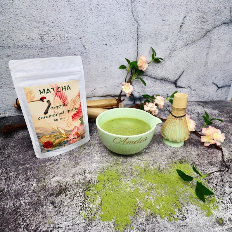 Ceremonial Matcha Powder: Pure Japanese Green Tea, Antioxidant-rich ...