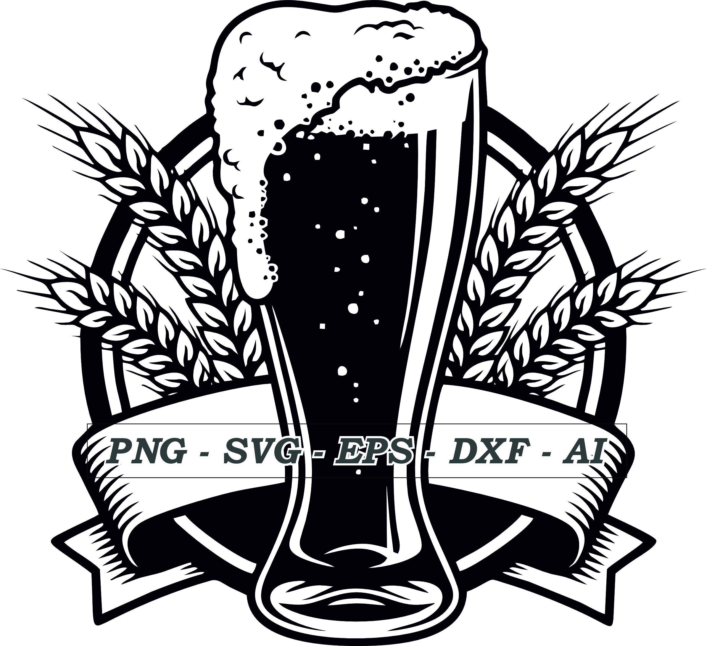 Beer Logo, Beer Mug, Svg, Png, Dxf, Eps, Ai. Vector Icon. - Etsy