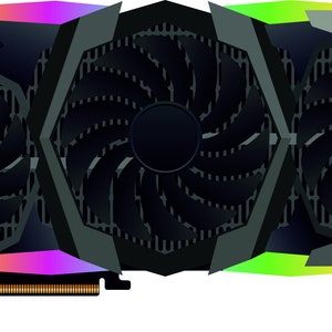 High-quality Vector Icons of Graphics Cards for Gamers, Tech, and ...