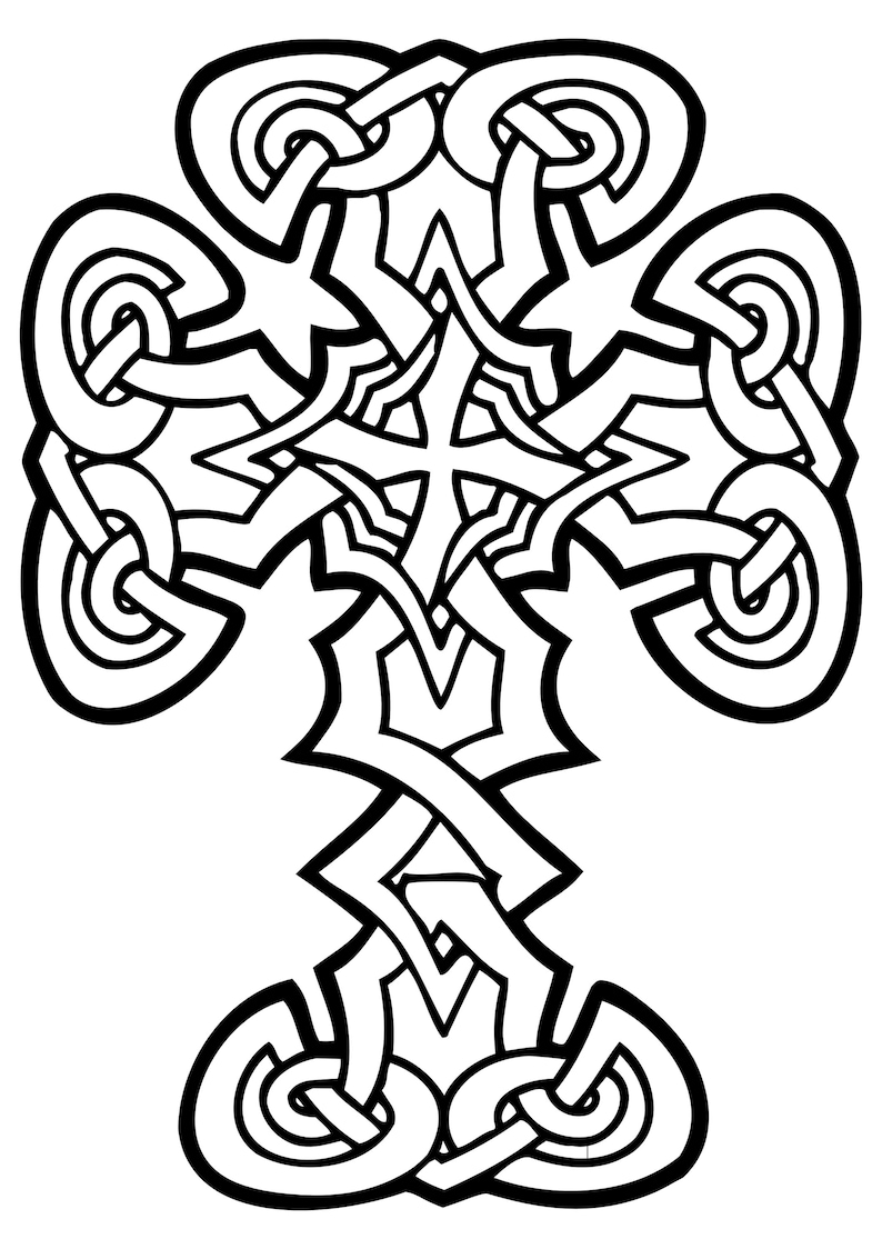 Celtic Cross SVG Bundle for Cricut, Celtic Knot Cross Designs for Laser ...