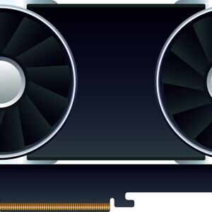 High-quality Vector Icons of Graphics Cards for Gamers, Tech, and ...