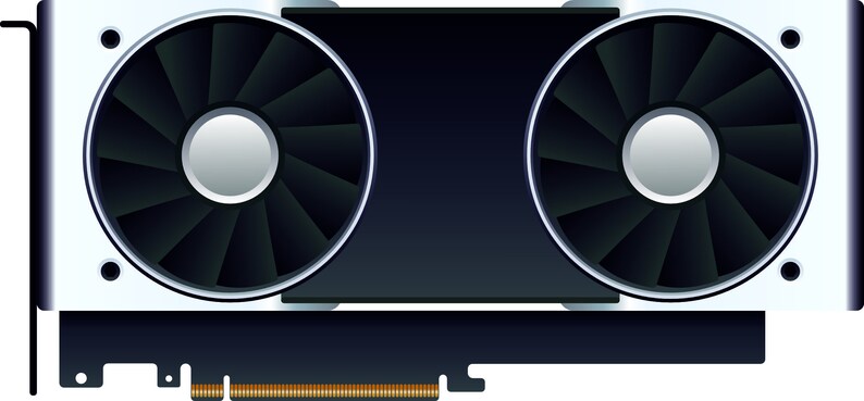 High-quality Vector Icons of Graphics Cards for Gamers, Tech, and ...