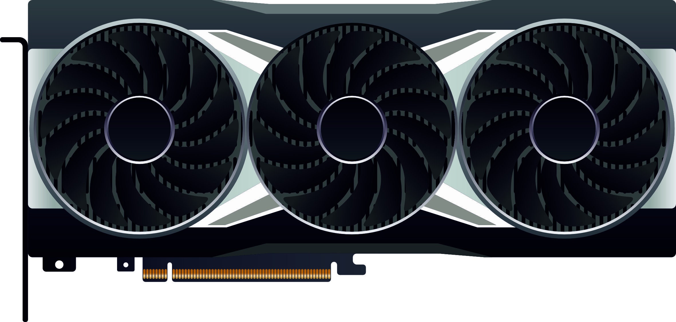 High-quality Vector Icons of Graphics Cards for Gamers, Tech, and ...