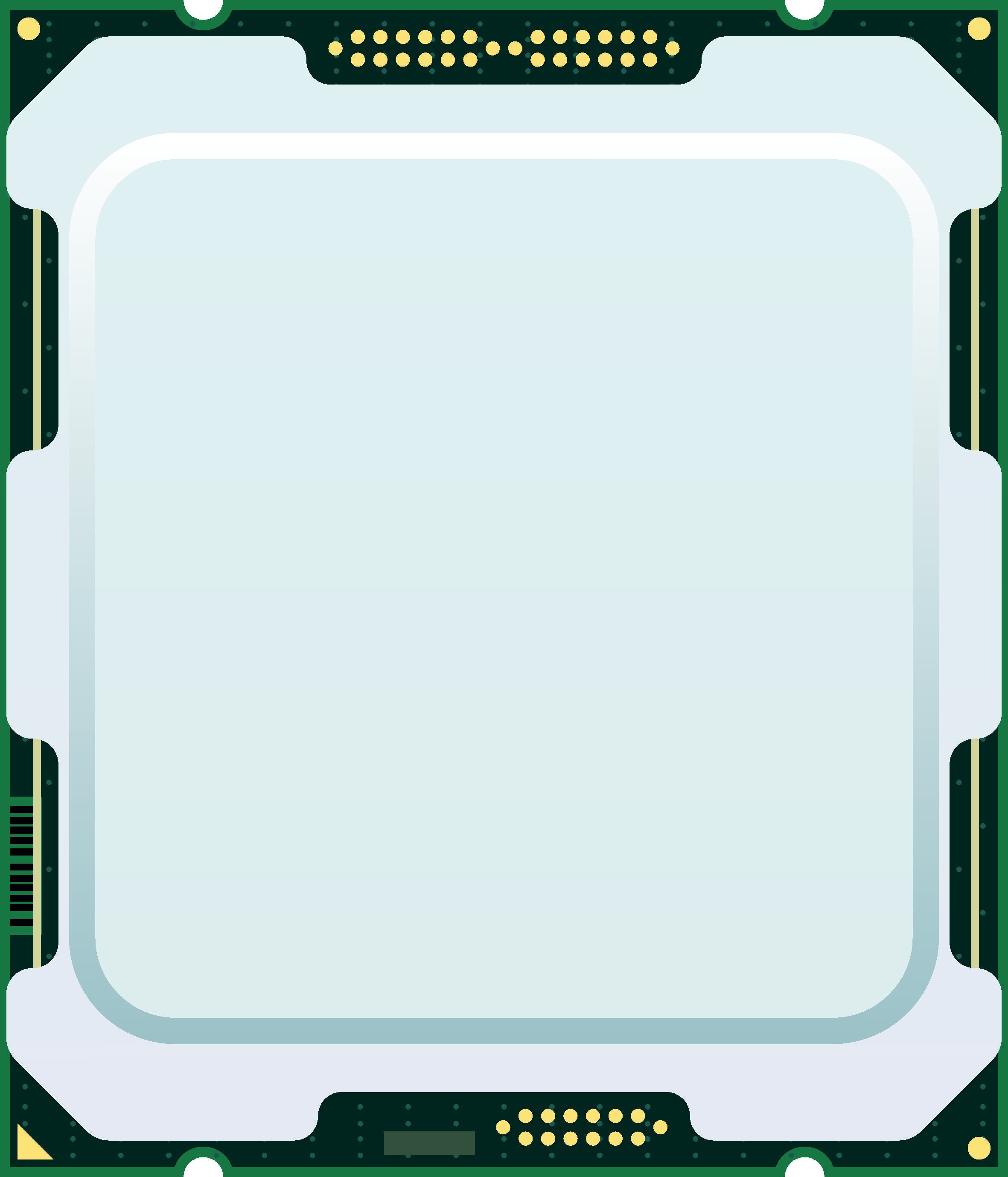 Set of Vector Images of Cpus. SVG, PNG, AI Files. Perfect for Tech ...