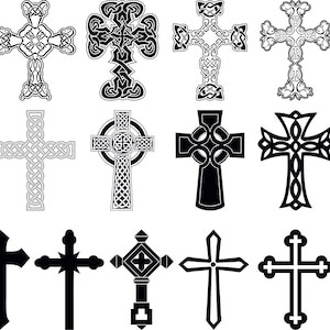 Celtic Vector Crosses and Patterns for Tattoos, Prints, Cutting - a ...