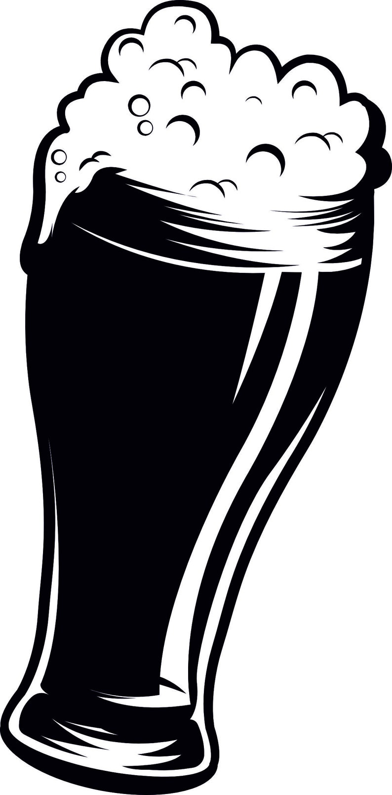 Vector Illustrations foamy Beer Enjoyment Glasses, Mugs, Bottles in SVG ...