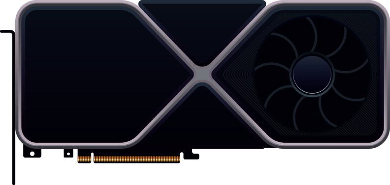 High-quality Vector Icons of Graphics Cards for Gamers, Tech, and ...