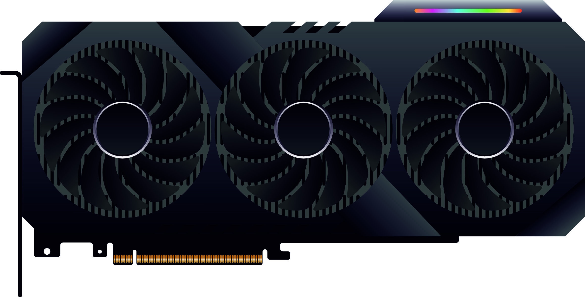 High-quality Vector Icons of Graphics Cards for Gamers, Tech, and ...