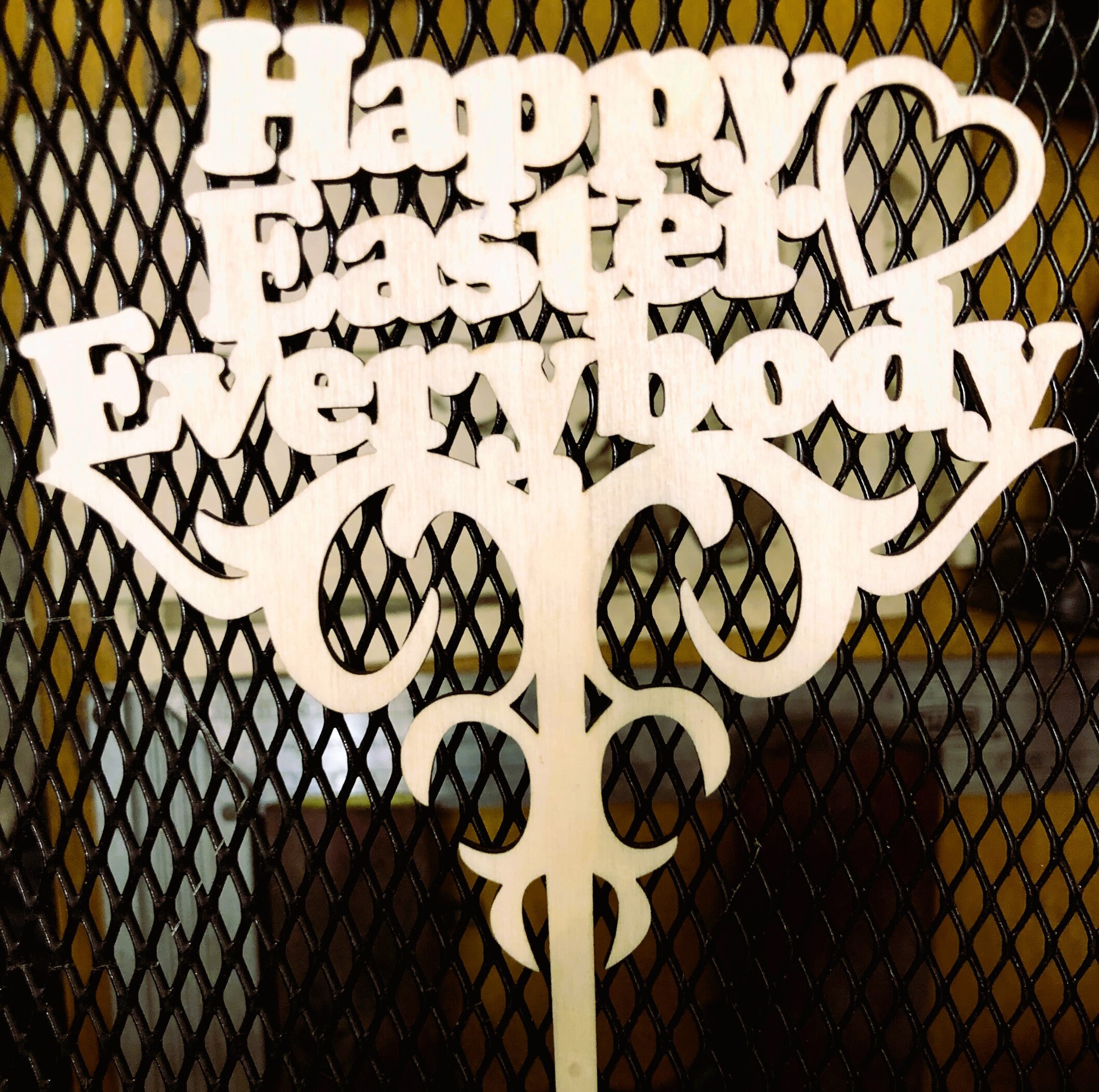 Happy Easter Everybody. Topper. Easter Gift. - Etsy