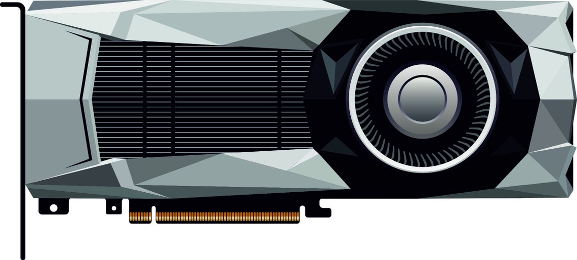 High-quality Vector Icons of Graphics Cards for Gamers, Tech, and ...