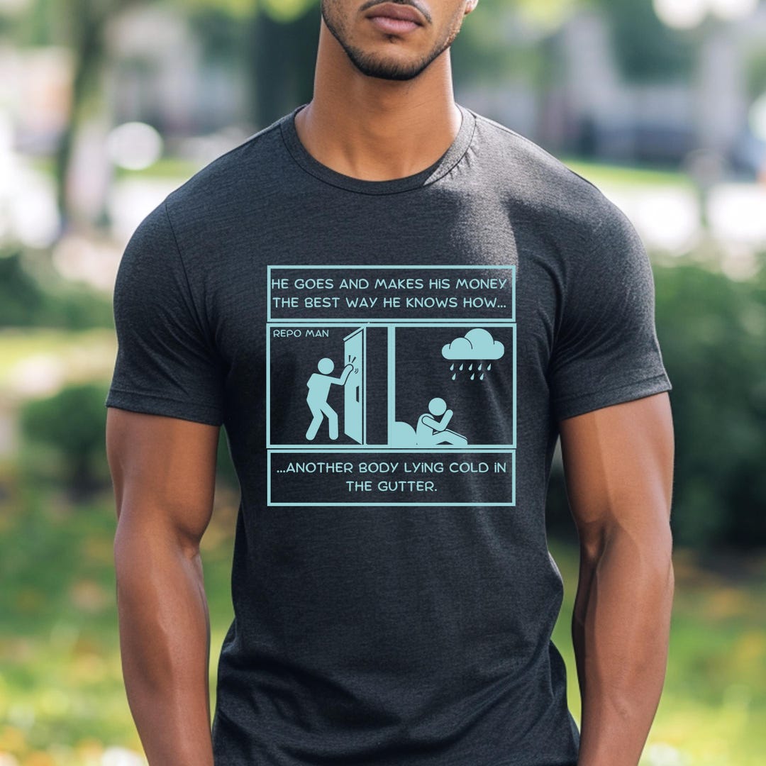 Repo Man Waterfall Parody T-shirt 90s Music Reference Tee Satirical ...