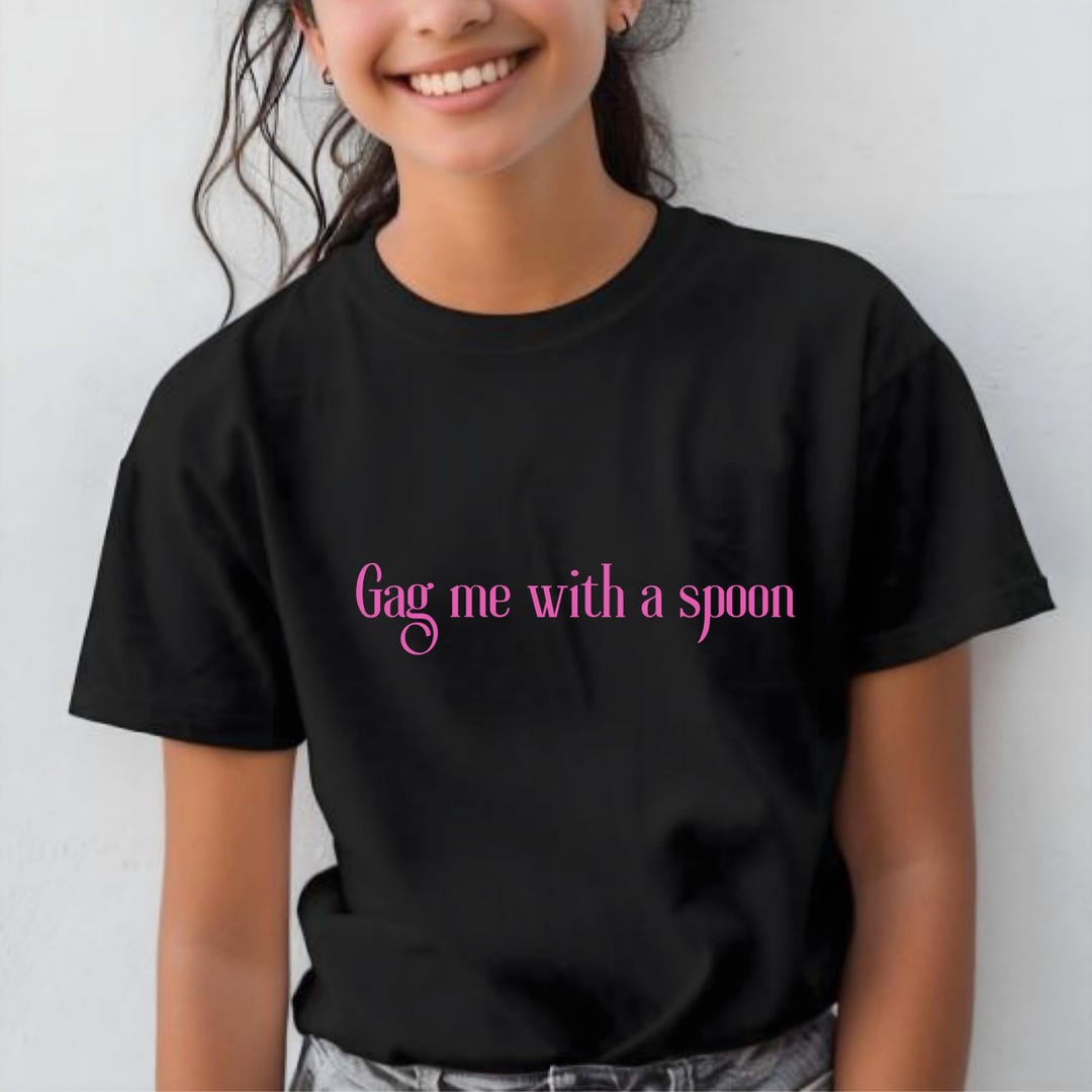 Gag Me With a Spoon 80s Retro Slang T-shirt Vintage Throwback Tee ...