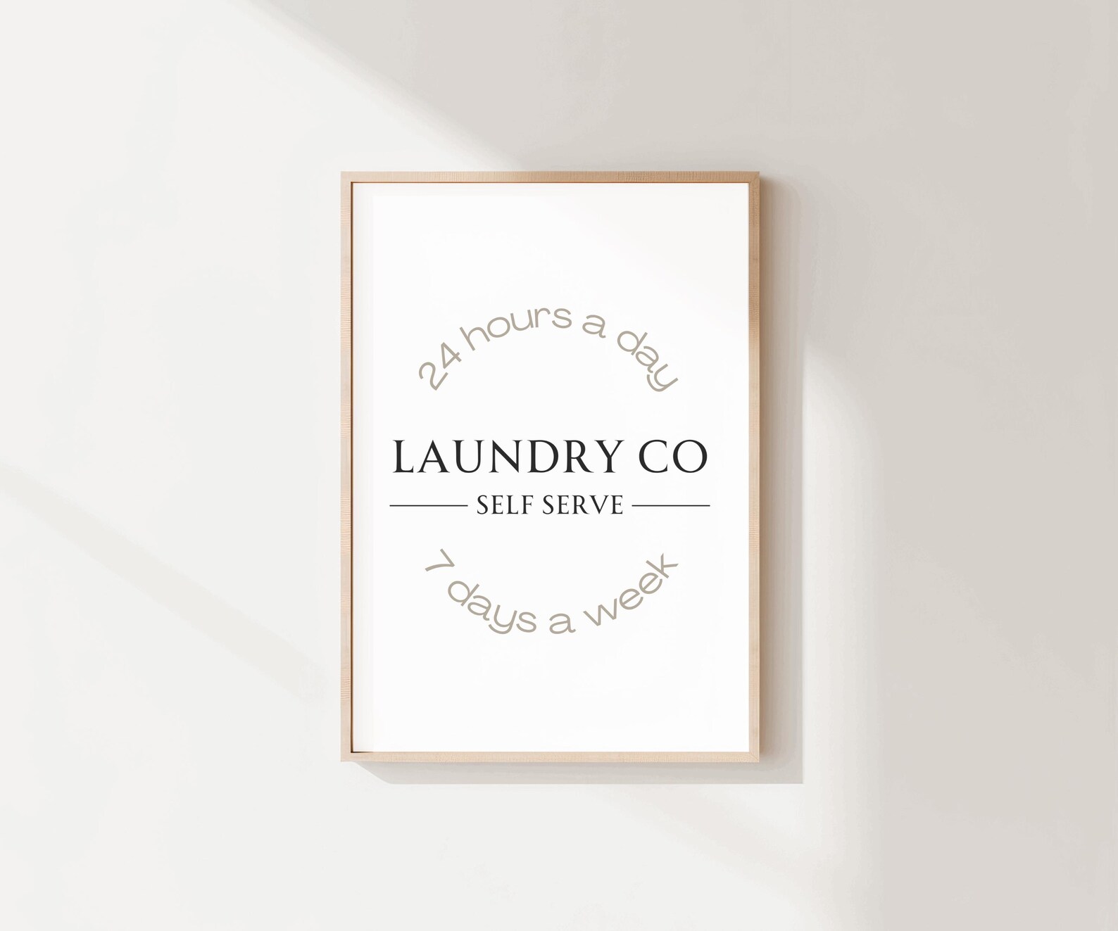Set of Three Laundry Room Wall Art, Singular Wall Art Poster, Aesthetic ...