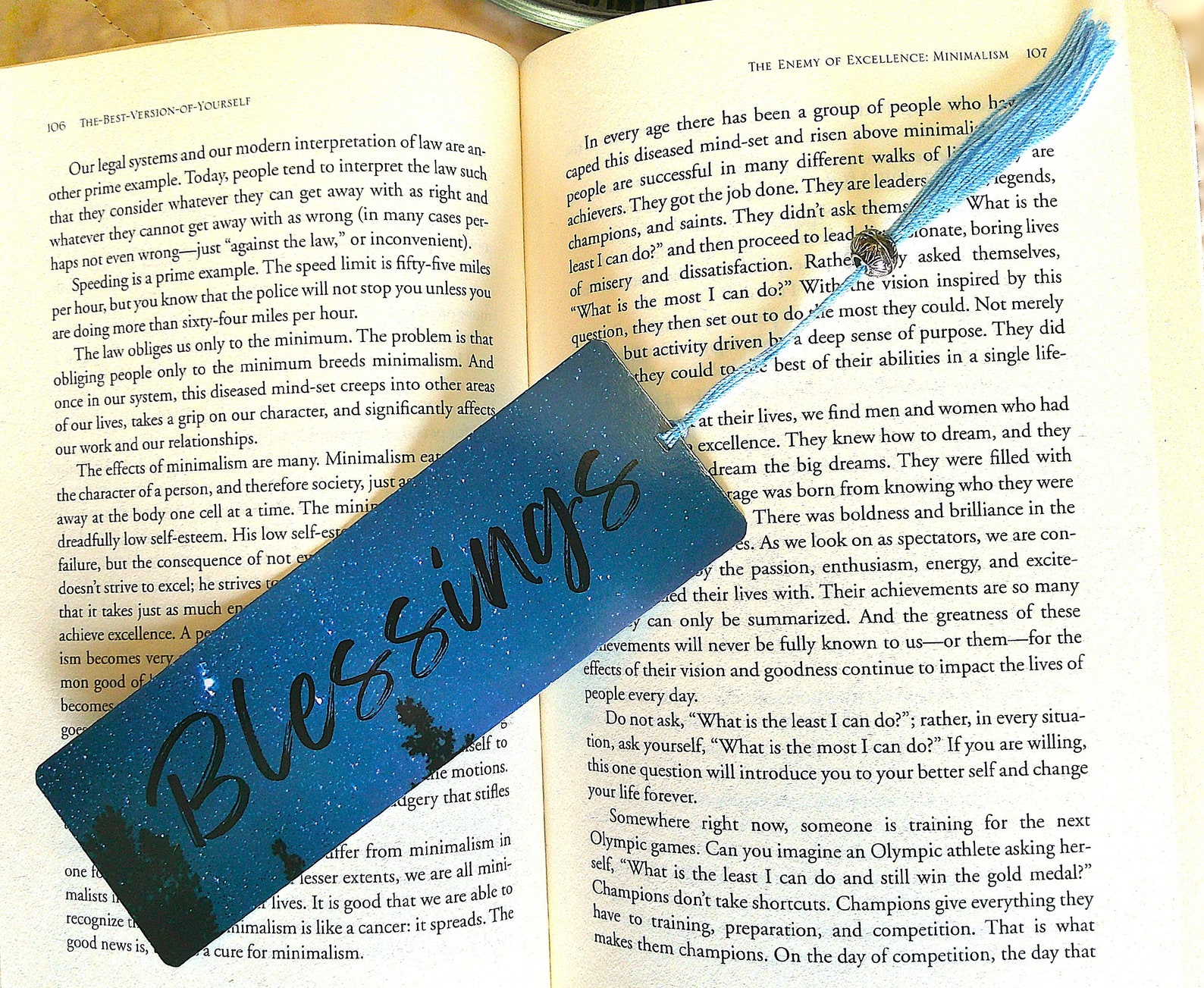 Blessings Cute Book Marks for Women Bookish Gifts for Him Book Lover ...