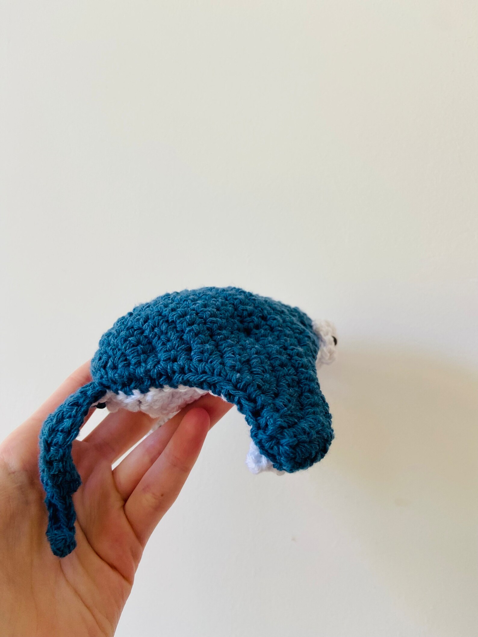 Mini Manta Ray Crochet Handcrafted With Recycled Cotton Yarn - Etsy