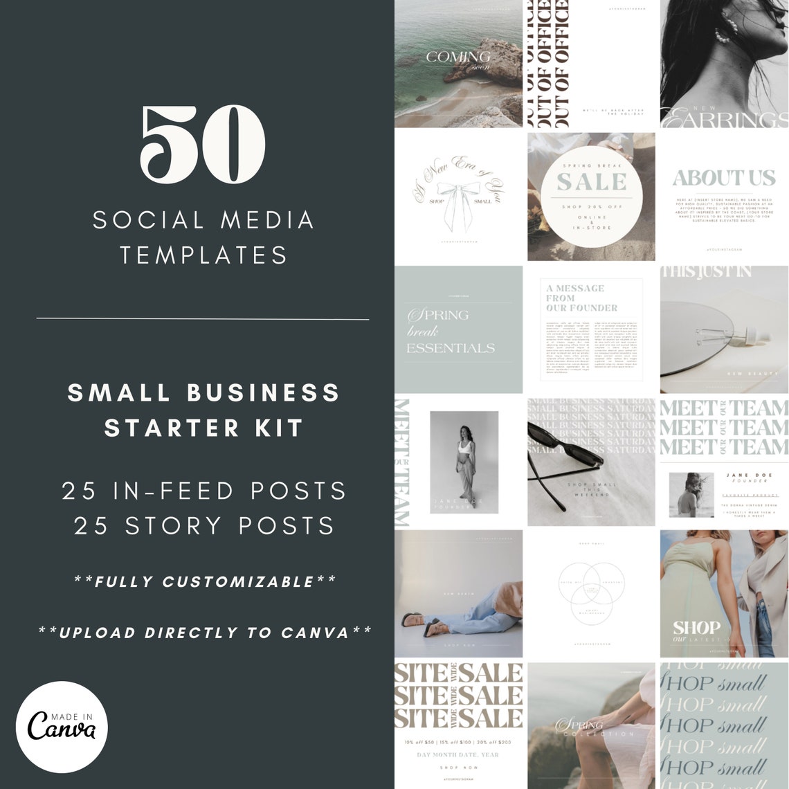 Social Media Starter Kit | Small Business Social Media Templates ...