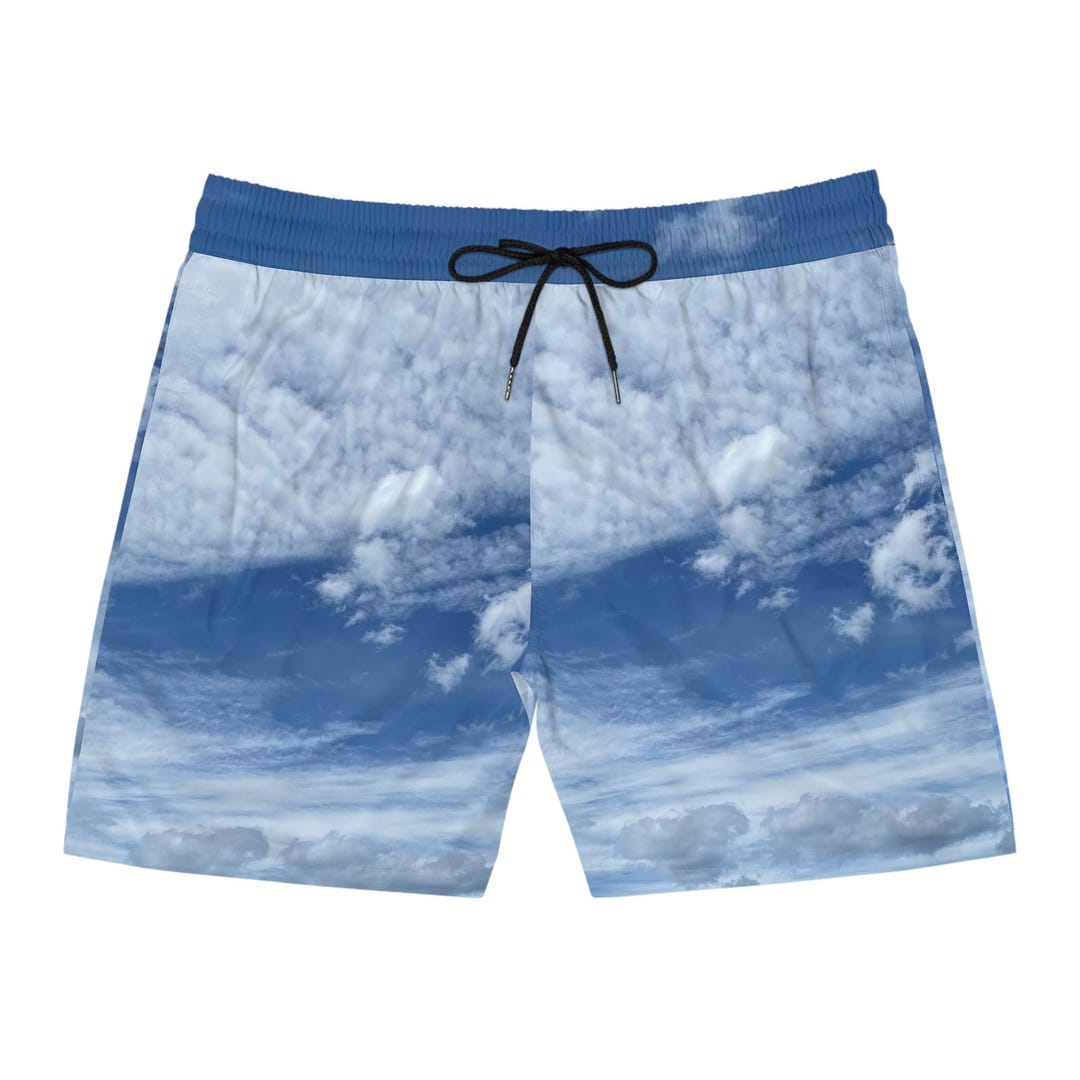 Swim Shorts 'sky' - Beachwear for Men, Ocean Inspired Swim Trunks ...