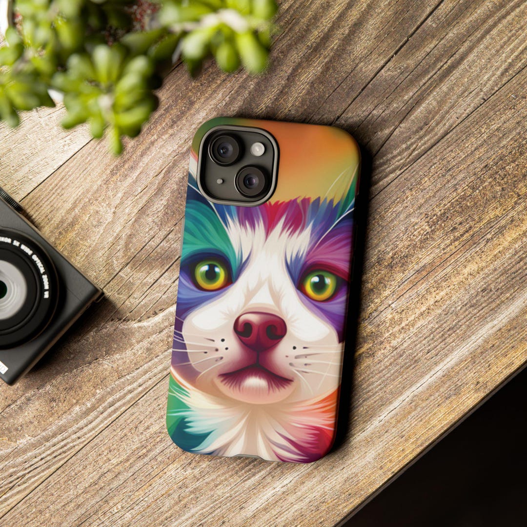 Phone Cases, Cat Colors Design, Pet Lover Gift, Animal Themed ...