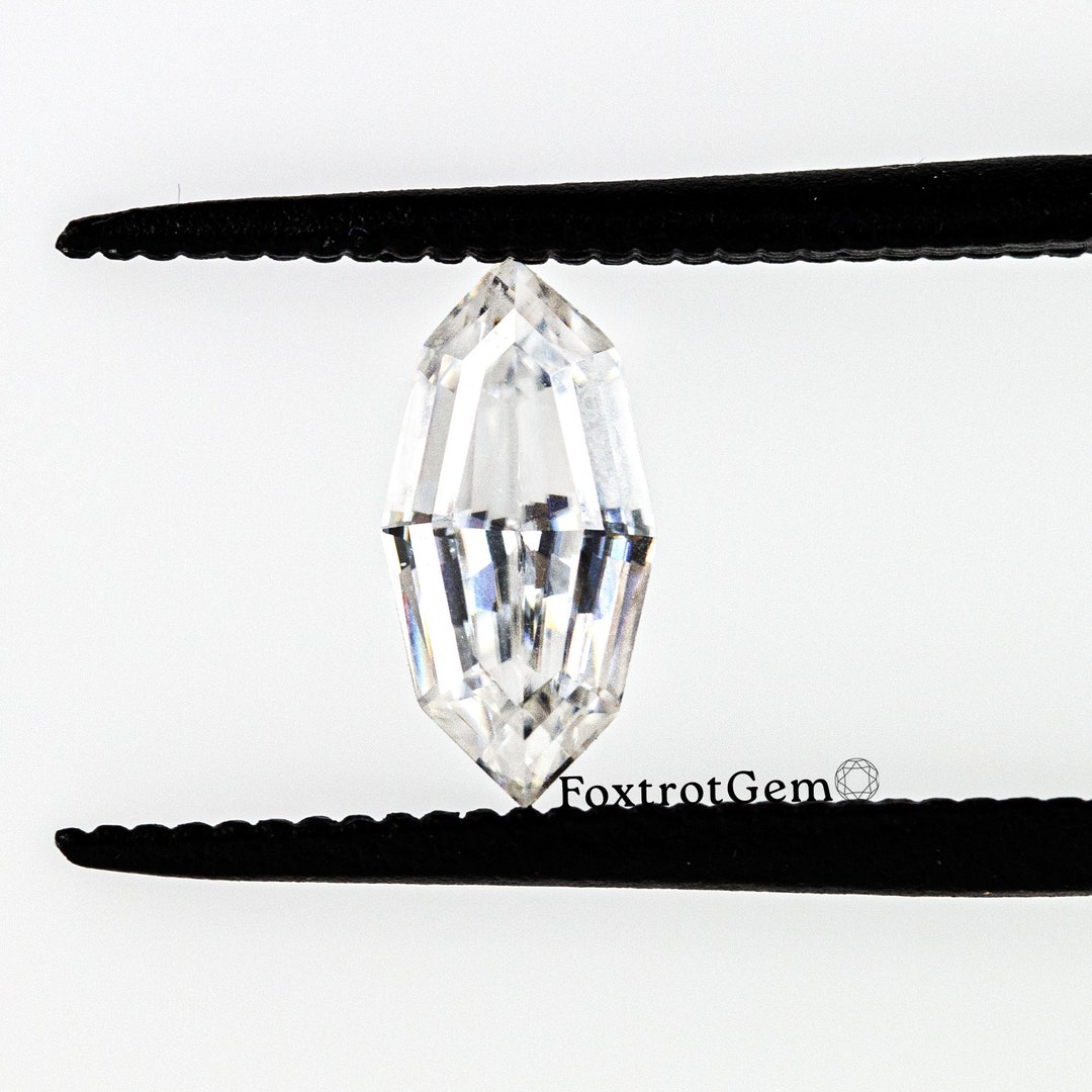 Marquise Step Cut, Dutch Marquise Moissanite, 1/2, 1CT, 1.5CT, 2CT, 2 ...