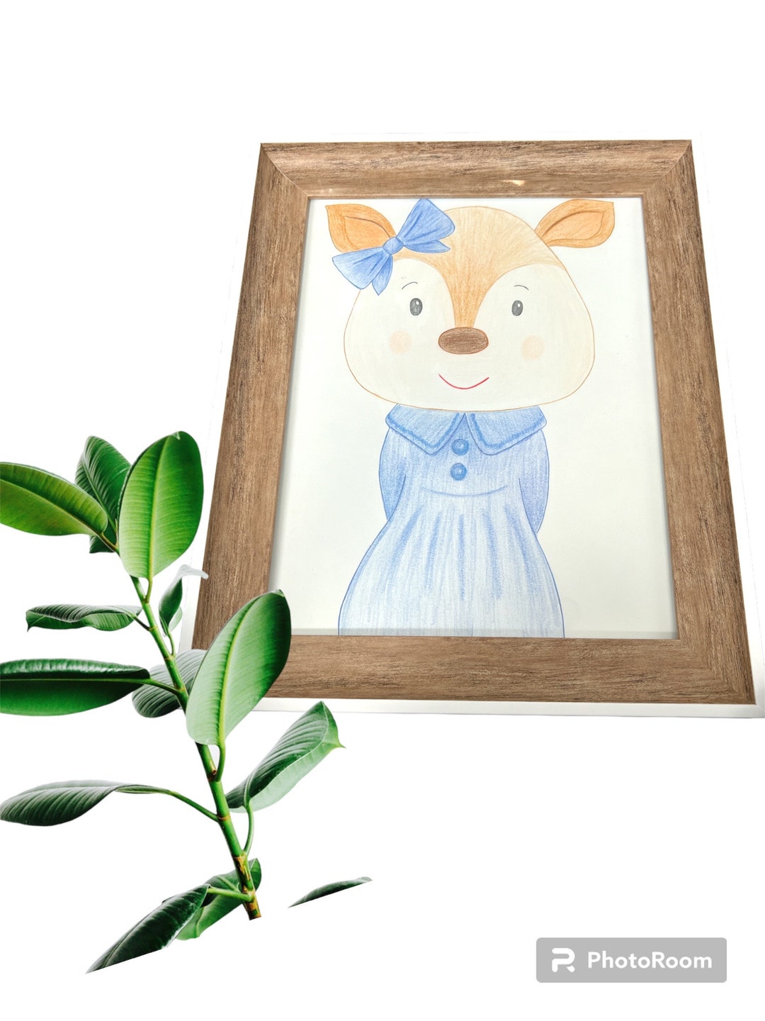 Nursery Decor, Original Handmade Colour Drawing. Handmade Art Wall ...