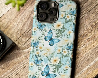 Personalized Custom Butterfly iPhone Case Purple & Teal Butterfly Phone ...