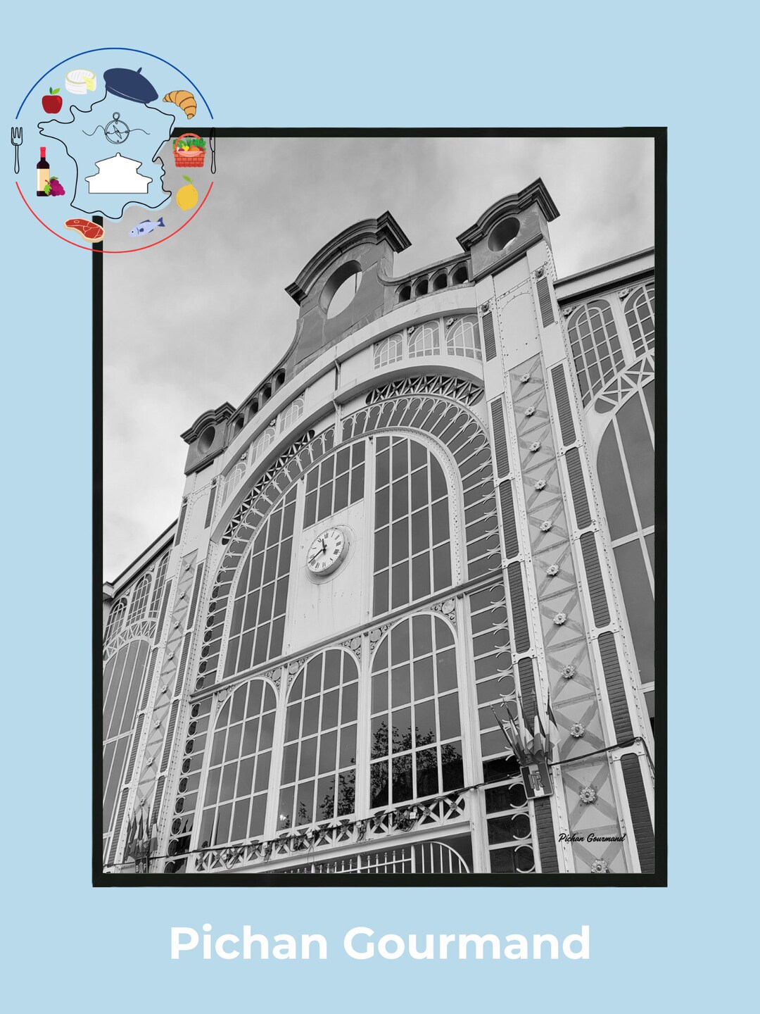 Belfort Poster Halles & Marchés De France - Etsy